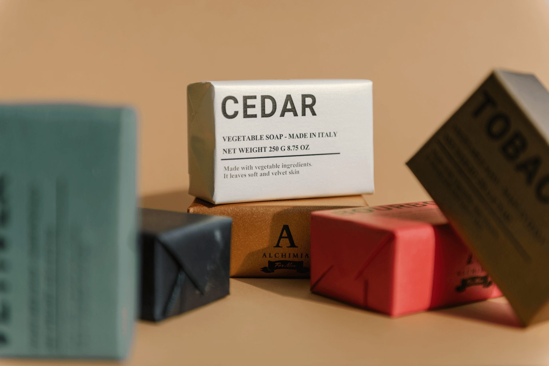 Alchimia Soap’s for men: fragrances, sizes, and types | Alchimia